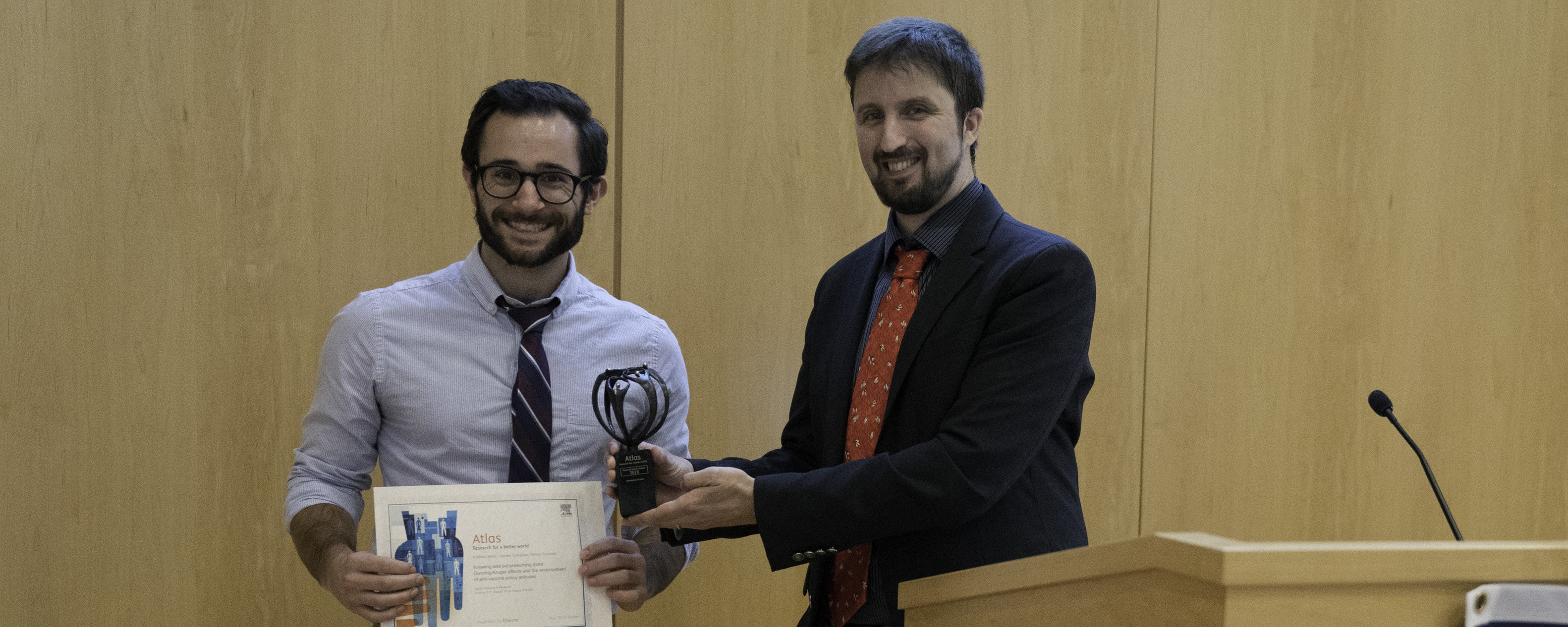APPC Postdoc Matt Motta Honored With Elsevier Atlas Award | The ...